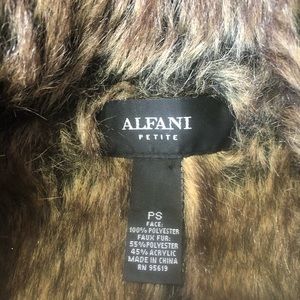 Alfani | Jackets & Coats | Alfani Petite Faux Fur Vest Size Ps | Poshmark